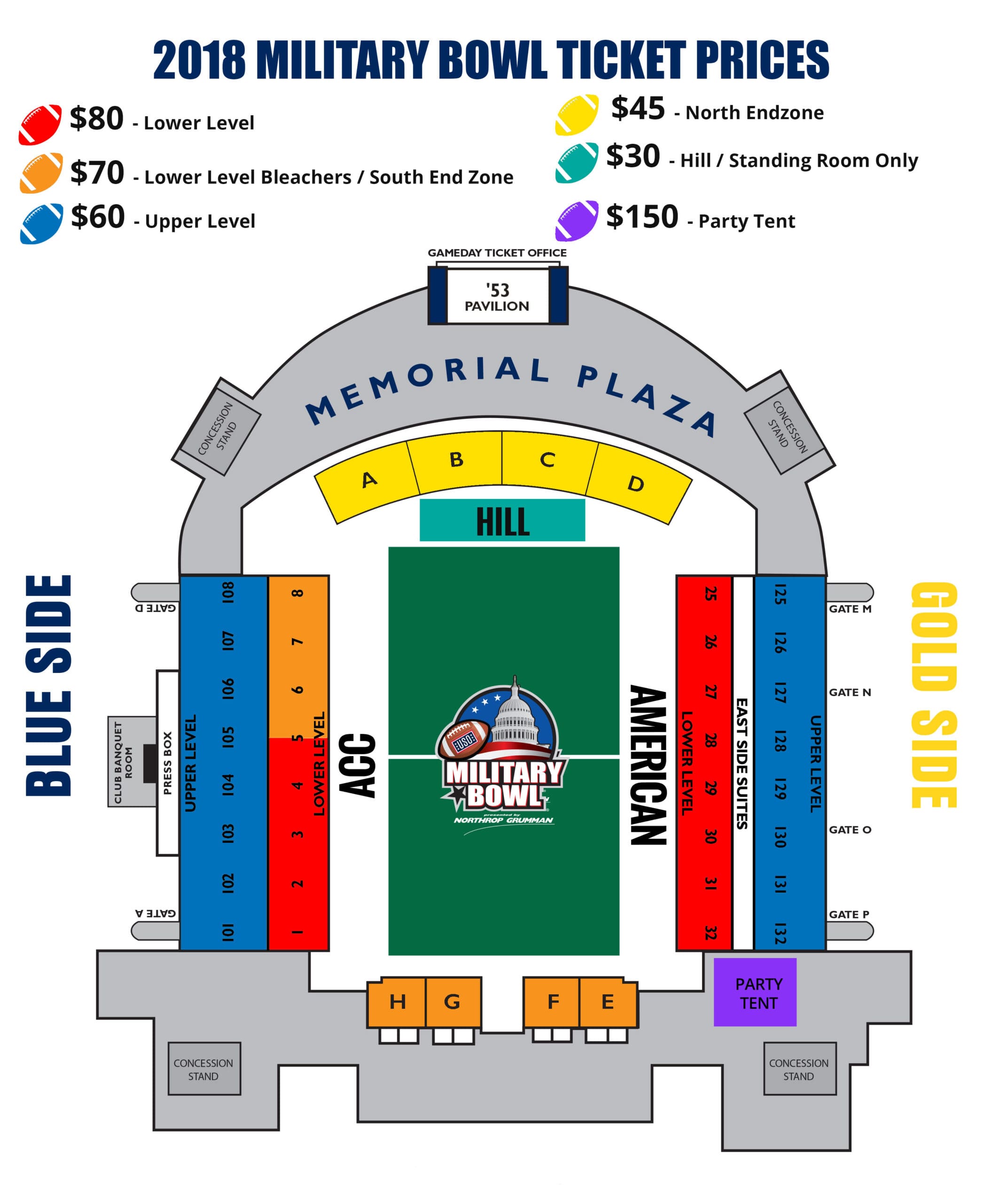 2018Ticketmapforweb | Military Bowl
