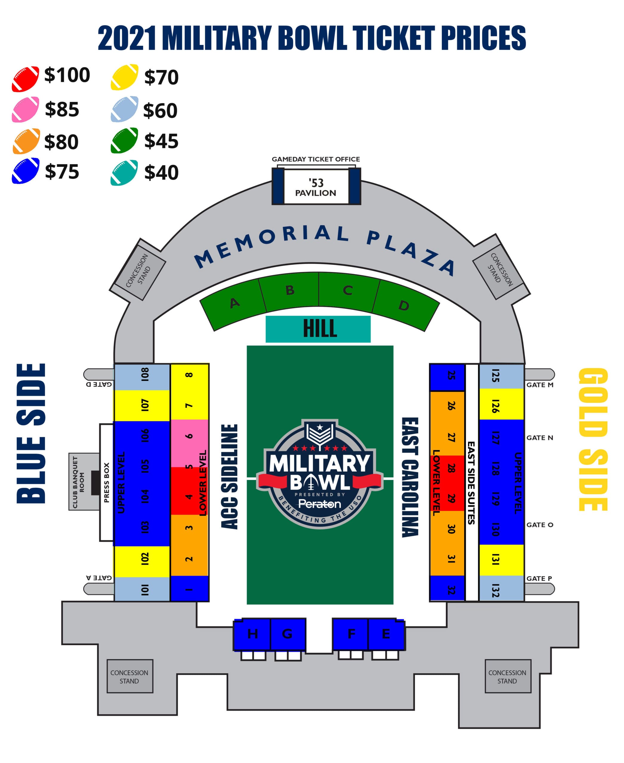 ecu-Ticket-Map-with-Prices-2021 | Military Bowl