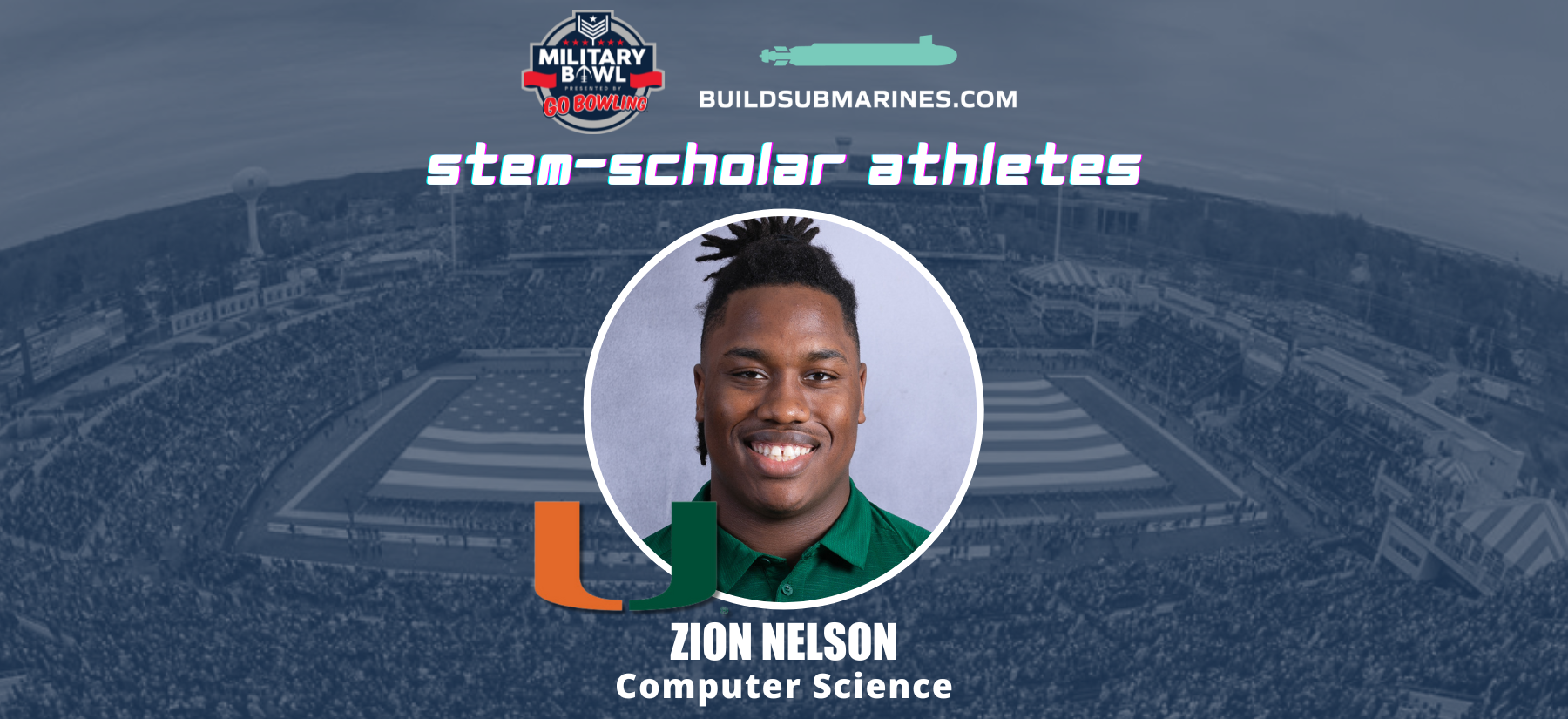 Zion Nelson, Miami | Military Bowl