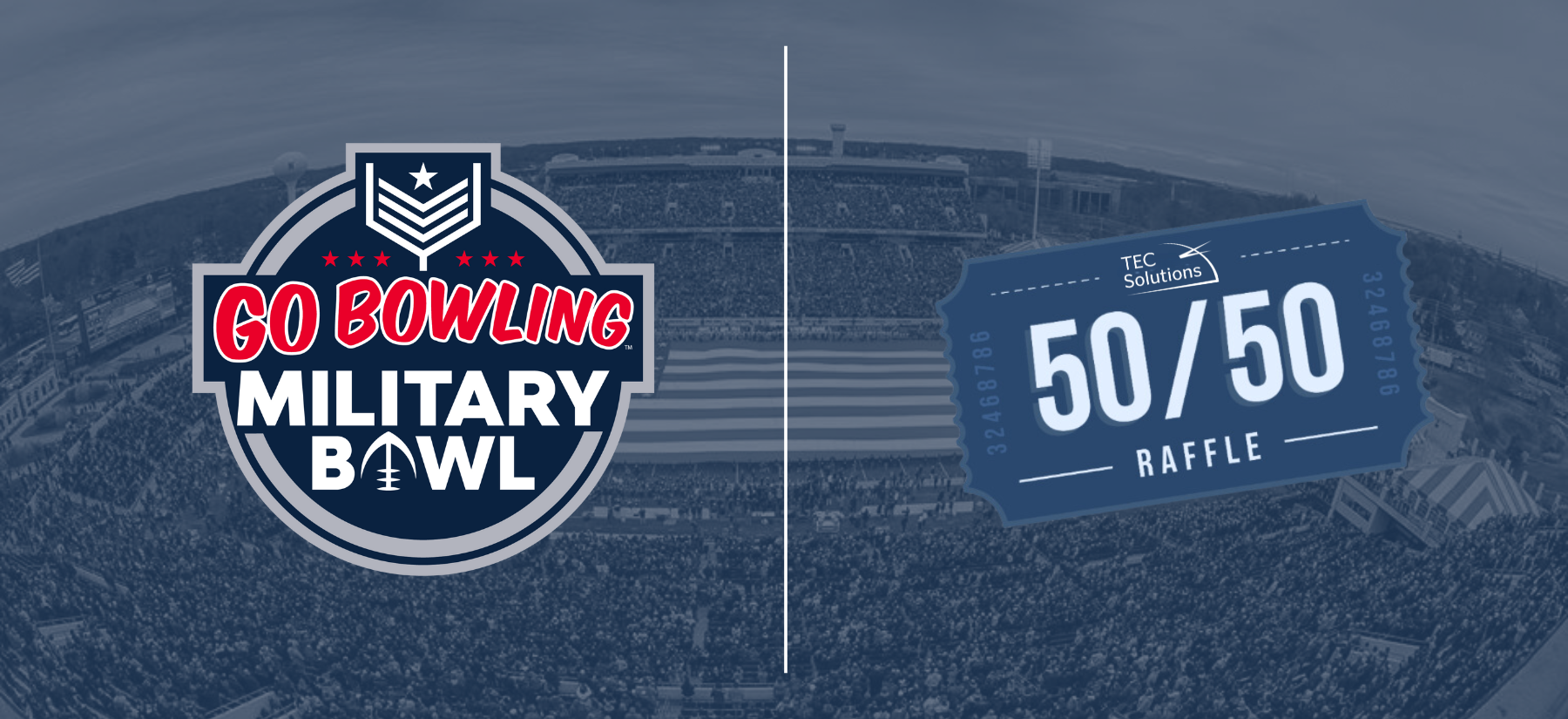 MILITARY BOWL’S 50/50 RAFFLE SPONSORED BY TEC SOLUTIONS | Military Bowl